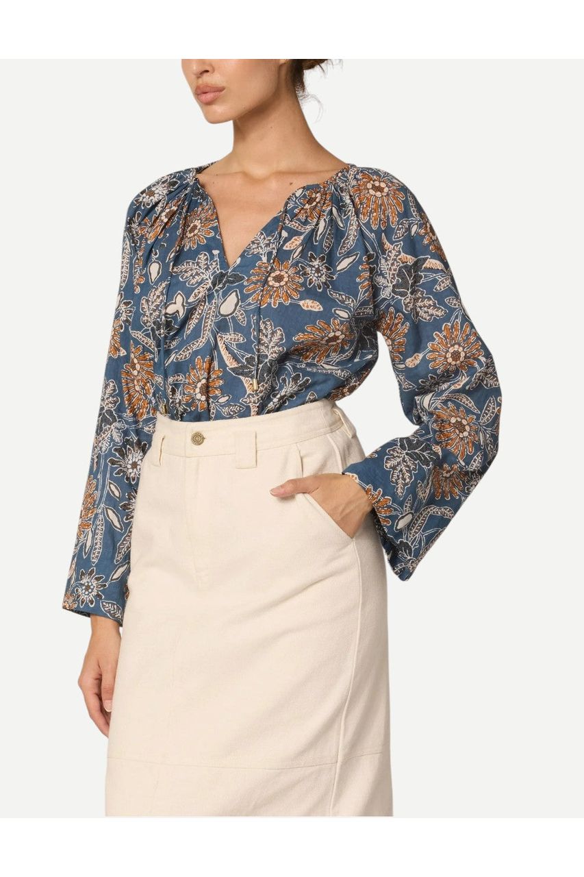 Cleobella Allison Blouse, Magnolia Floral – Monkee's of the Village