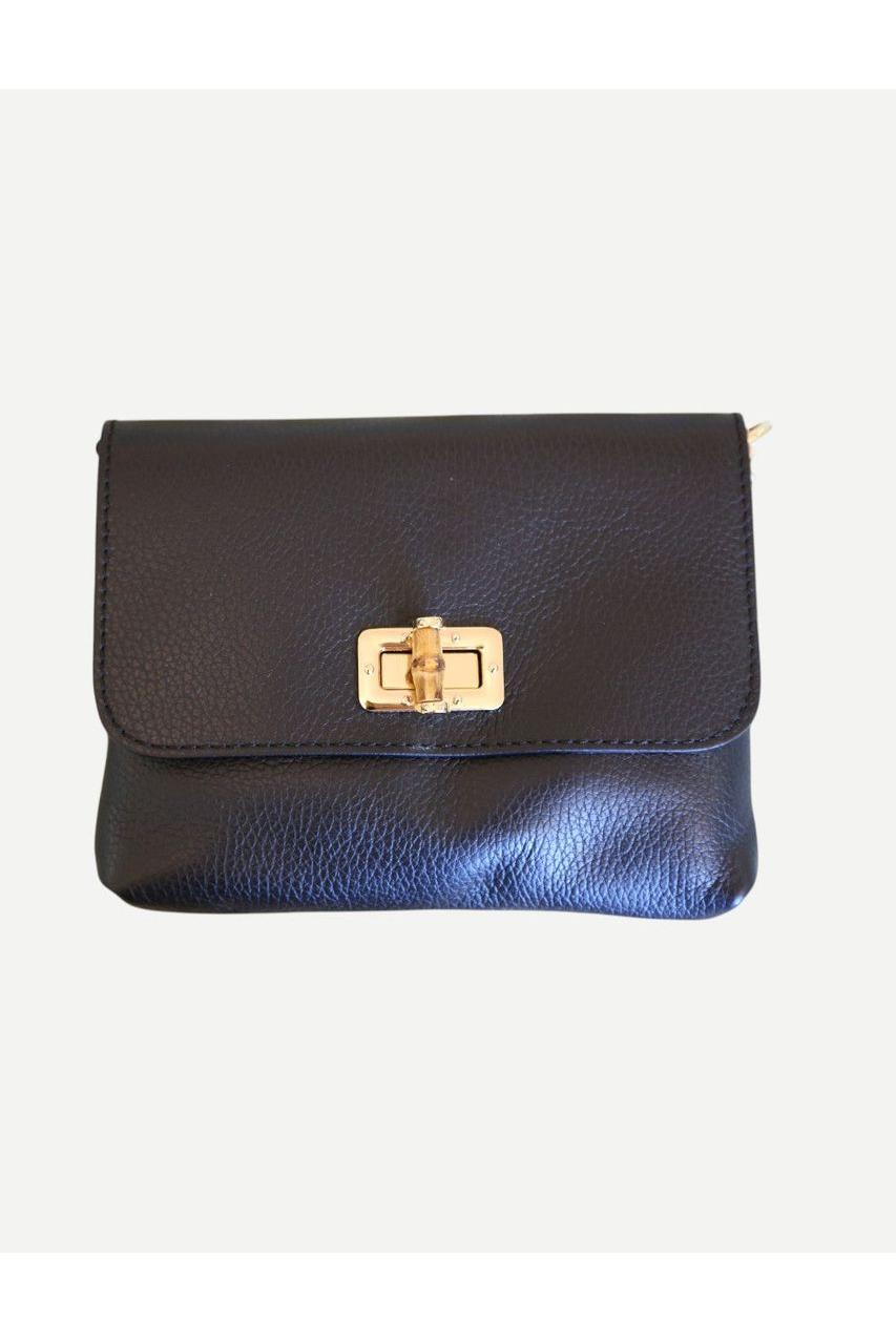 German Fuentes Leather Clutch and Crossbody Bag, Black – Monkee's of ...