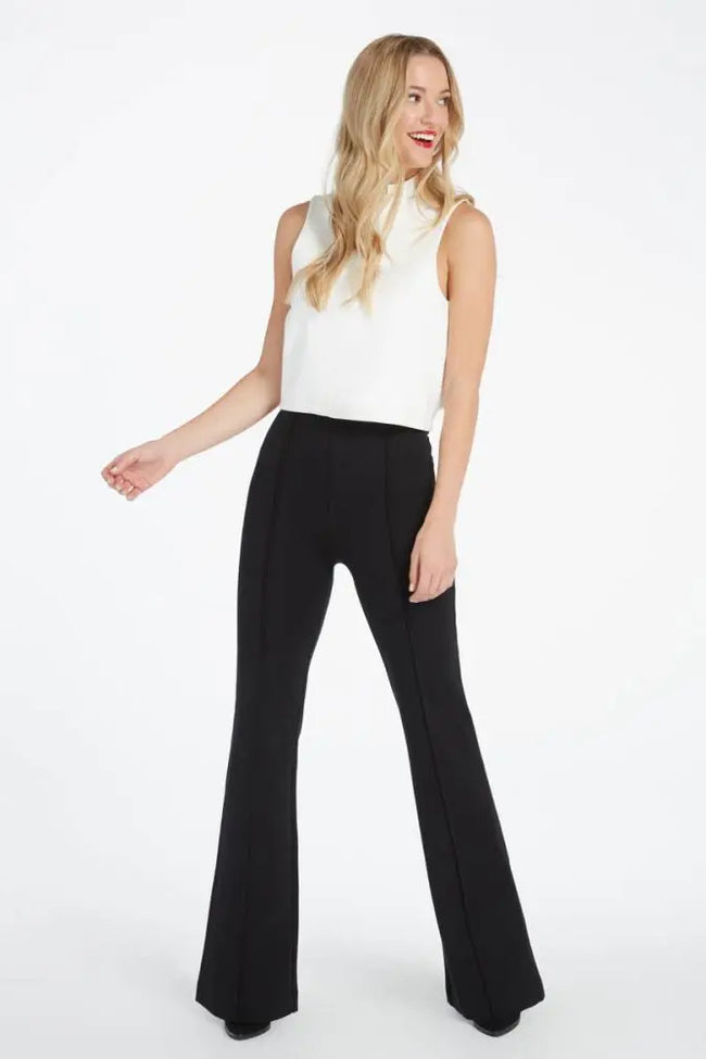 Spanx Hi Rise Flare, Black - Monkee's of the Village